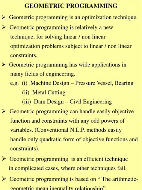 geometric programming lecture pdf mathematical optimization analysis