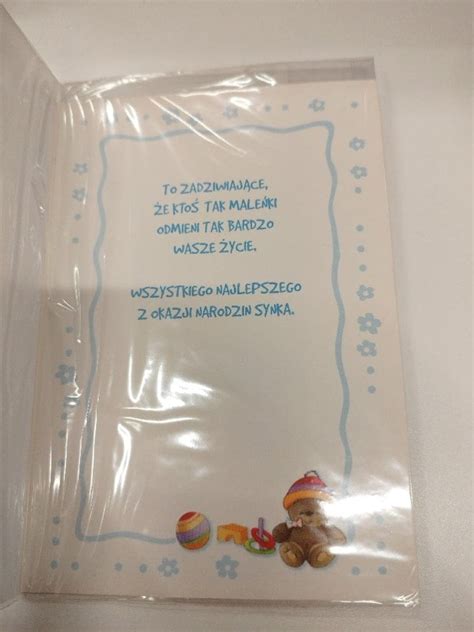 Kartka Z Okazji Narodzin Synka ECalzado