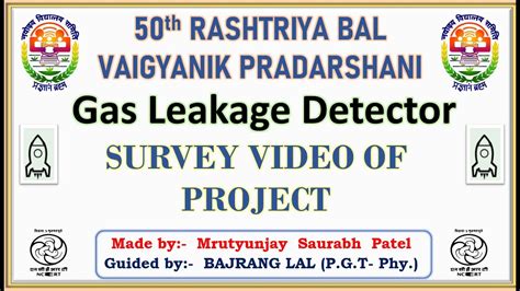 Gas Leakage Detector Project Survey Video Survey Of The Project