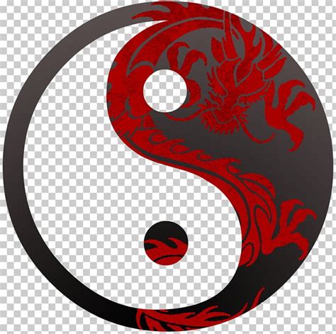 Yin And Yang Symbol PNG Clipart Chinese Dragon Circle Clip Art