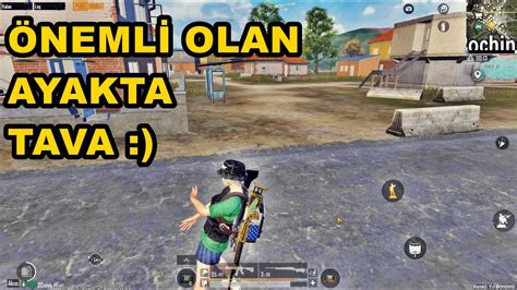 AYAKTA TAVA ONE MAN SQUAD EFSANE MAÇ PUBG MOBİLE YouTube