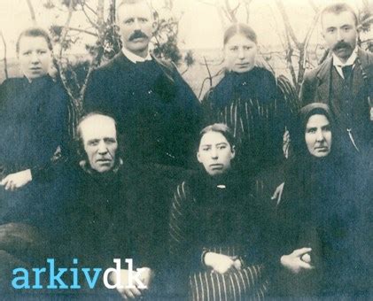 arkiv dk 1900 ca Familiefoto Øster Grønning familie Nielsen