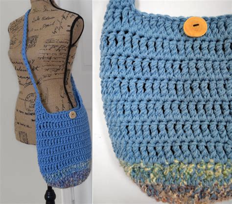 Crochet Crossbody Handbag Semashow