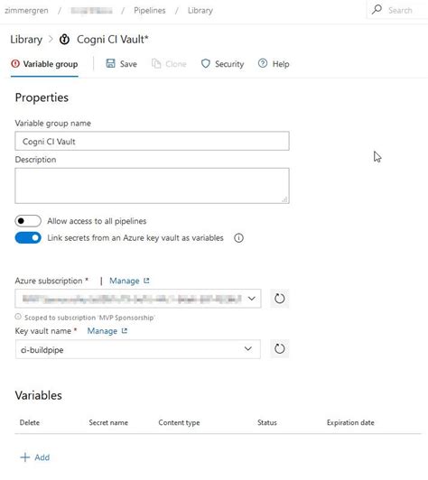 integrate and get azure key vault secrets in your devops pipelines