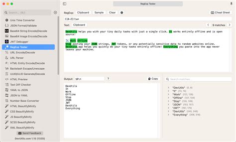 Demo DevUtils App Offline Toolbox For Developers