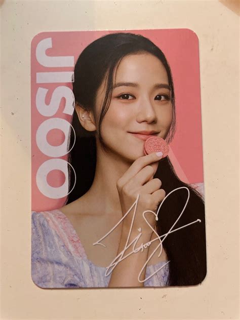 WTS JISOO BLACKPINK OREO PHOTOCARD PC Hobbies Toys Collectibles