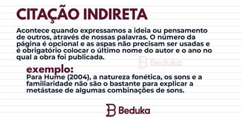 Como fazer citação direta e indireta Veja dicas para te ajudar sempre