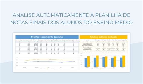 Planilhas Analise Automaticamente A Planilha De Notas Finais Dos Alunos