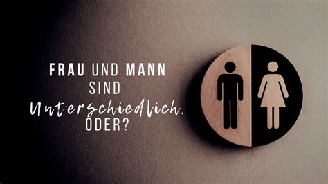 Gender Mann Und Frau Sind Unterschiedlich Oder