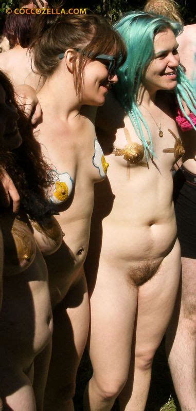 Brighton Naked Bike Ride Cumception