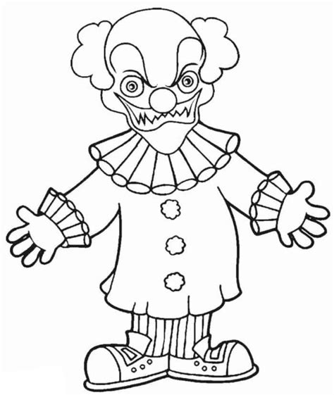 Dibujos de Payaso para colorear 100 imágenes para imprimir gratis