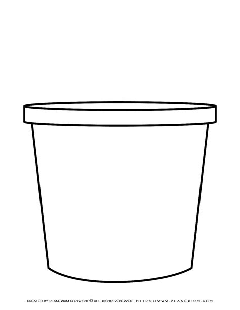 Flower Pot Free Printable Template Planerium