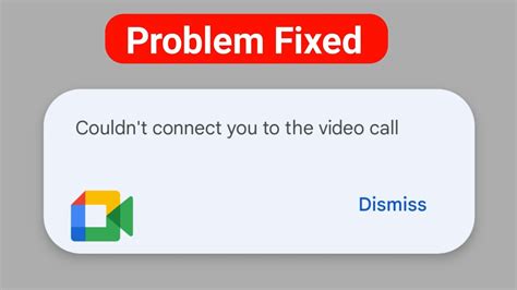 Couldn T Connect You To The Video Call Google Meet Problem Solved In