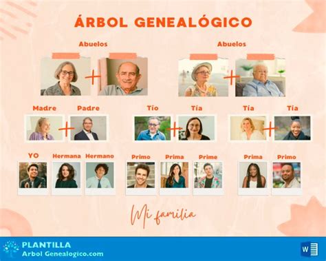 Plantilla Árbol Genealógico Descargar modelos 2023