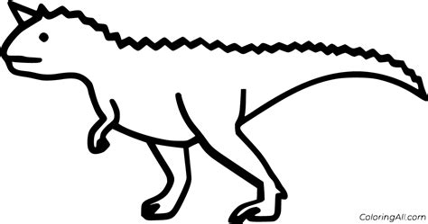 Carnotaurus Coloring Pages 8 Free Printables ColoringAll