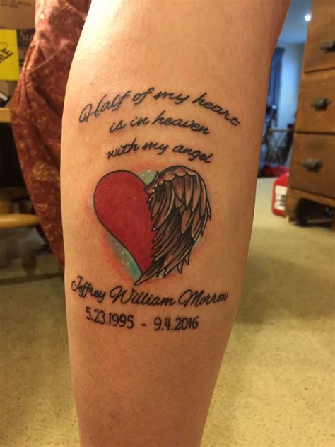 Memorial Tattoos For Son Printable Calendars AT A GLANCE