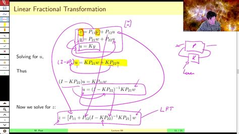 mae509 lmis in control lecture 8 part b the linear fractional transformation youtube