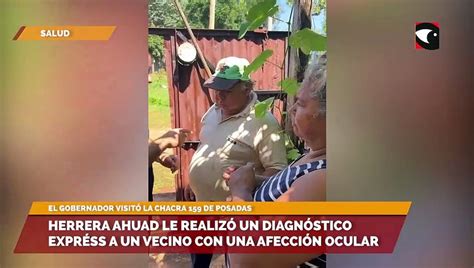 Herrera Ahuad le realizó un diagnóstico expréss a un vecino con una