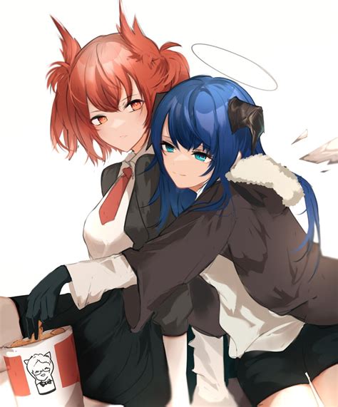 Mostima And Fiammetta Arknights And 1 More Drawn By Gupipy Danbooru