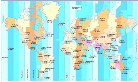 NATURALEZA E ITINERARIOS LA TIERRA HUSOS HORARIOS