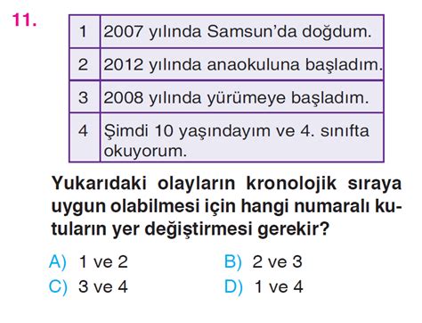 4 Sınıf Sosyal Bilgiler Birey ve Toplum 1 Testi Çöz 2025