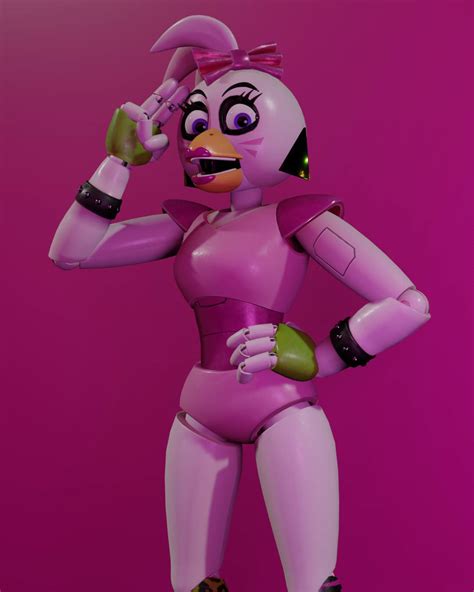 Glamrock Chica Blender Poster By Gwenalvarez36 On Deviantart