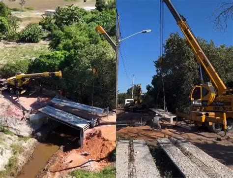 Presidente Kennedy Obras De Ponte Avan Am Na Areinha Aqui Not Cias