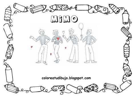 Varios Mimos Para Colorear COLOREA TUS DIBUJOS