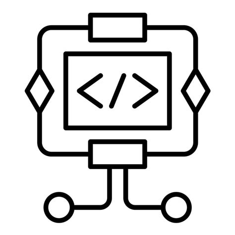 Algorithm Line Icon Vector Art At Vecteezy