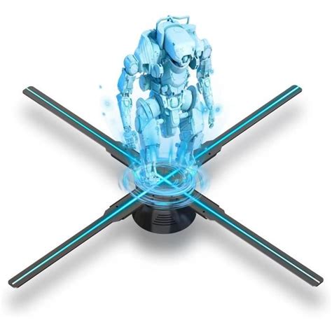 Hologramme 3D 46Cm Hologramme 3D Fan Projecteur Holographique Avec