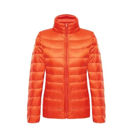 Doudoune MISSMAO Légère a Capuche Femmes Automne Hiver Chaud Manches