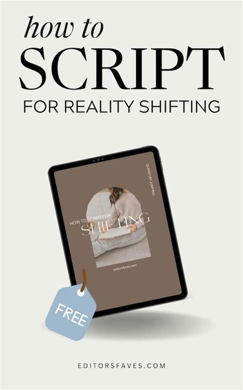 Reality Shifting Script Template How To Script For Shifting