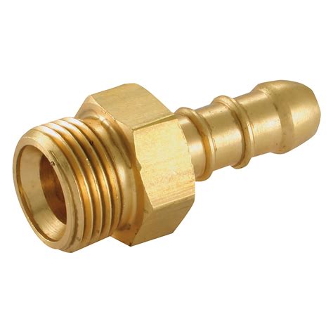 1 8 BSPP Male Nozzle Adaptor Rubber Hose Shepherd Hydraulics