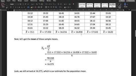 statpro e14 point estimate of a population mean youtube