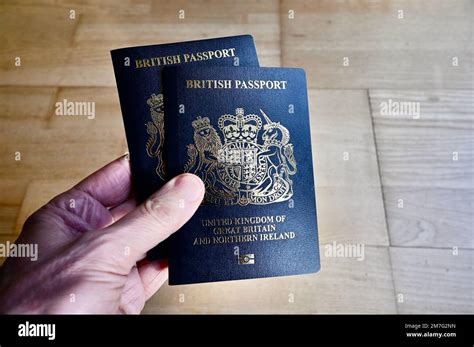 Navy Blue Passports Hi Res Stock Photography And Images Alamy