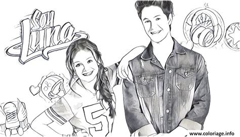 Coloriage Soy Luna Facile A Colorier Dessin