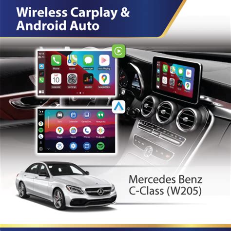 Wireless Carplay Android Auto W205 Mercedes C Class Pre Facelift