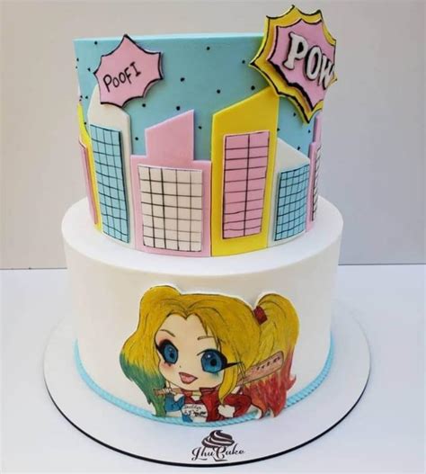 Bolo da Arlequina 79 fotos e dicas para uma decoração de aniversário