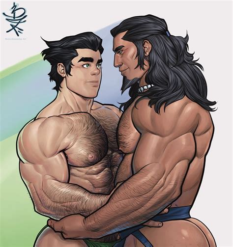 Bolin And Tonraq Avatar Legends And 1 More Drawn By Blake Alexander