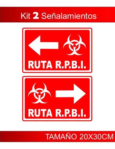 2 Señalamientos Residuos Peligrosos Biológico Infecciosos