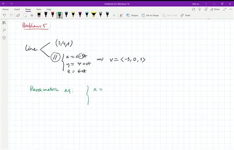 Solved Find A Parametric Equations And B Symmetric Equations Of The