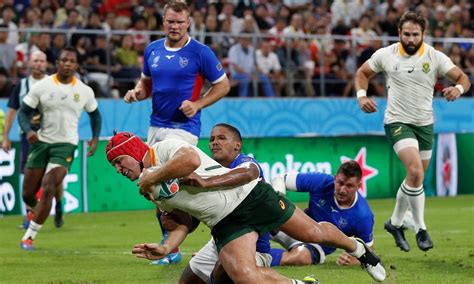 Les chiffres clés de la victoire de l Afrique du Sud face à la Namibie