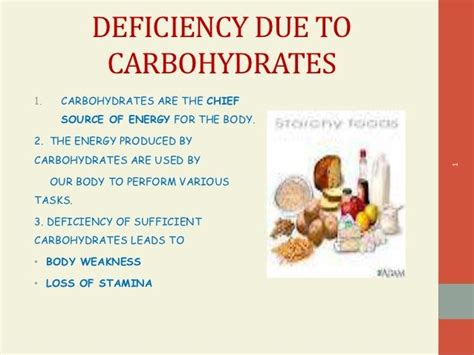 Carbohydrates Deficiency Disease