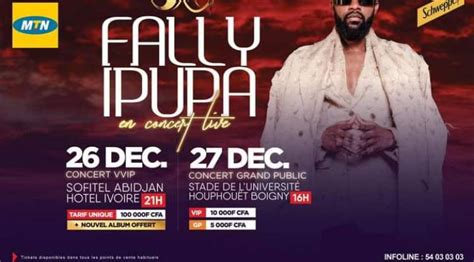 Fally Ipupa en double concert Live à Abidjan Kribios Universal