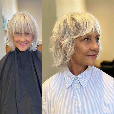 Choppy Bob With Bangs Short Shaggy Bob Layered Bob With Bangs Bob