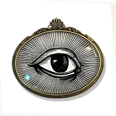 All Seeing Eye Brooch Eye Pin Eye Of Providence Brooch Eye Of God