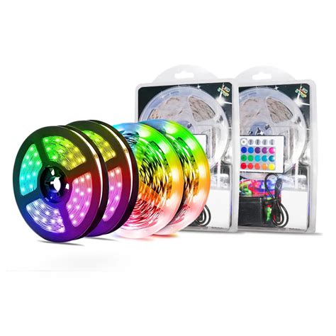 50ft Led Strip Lights Tenmiro Smart Led Light Strips Music Sync Color