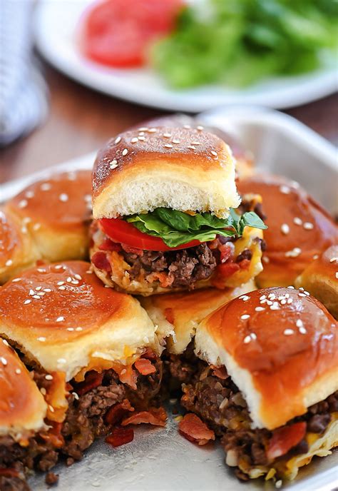 Bacon Cheeseburger Sliders Life In The Lofthouse