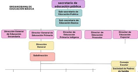 Organigrama de educación básica