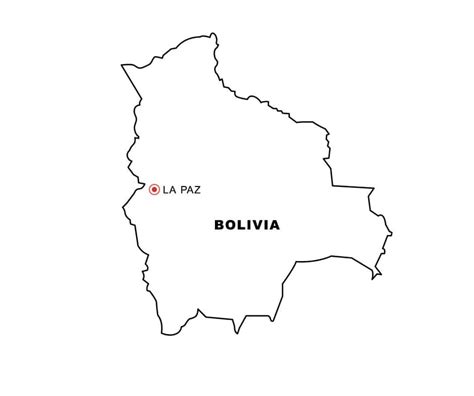 Dibujos De Mapa De Bolivia Para Colorear E Imprimir ColoringOnly